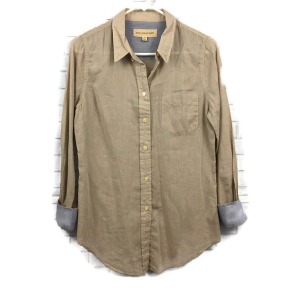 Just A Cheap Shirt | Tops | Just A Cheap Shirt Button Down Blouse M ...